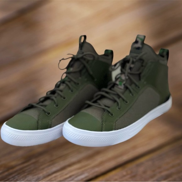 Converse | Shoes | Converse Ultra Mid Field Surplus Olive Green Mens ...
